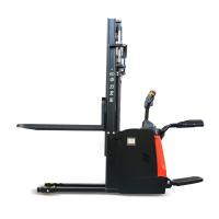 China 1.6T Integrated Pedal Electric Straddle Lift Pallet Stacker Forklift for sale
