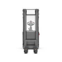 China Robust Electric Straddle Lift Walkie Rider Forklift 1600kg For Material Handling for sale