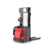 China Robust Electric Straddle Lift Walkie Rider Forklift 1600kg For Material Handling for sale