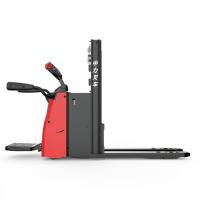 China Anti Vibrated Electric Straddle Pallet Stacker Walkie Rider Truck ODM for sale
