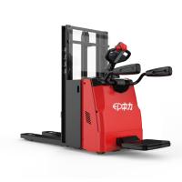 China Anti Vibrated Electric Straddle Pallet Stacker Walkie Rider Truck ODM for sale