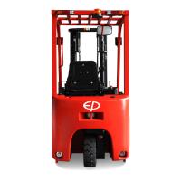 China Commercial Warehouse 3 Wheel Electric Forklift 180AH Lead Acid Battery for sale