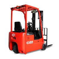 China Commercial Warehouse 3 Wheel Electric Forklift 180AH Lead Acid Battery for sale