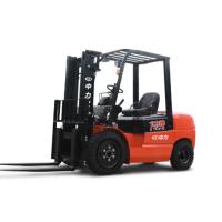 China 3.5T Internal Combustion Material Handling Forklift Counter Balance Trucks Heavy Duty for sale