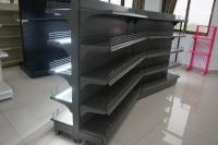 China Supermarket Display Fixtures Commercial Shelving Units With 3 Hook Bracket for sale