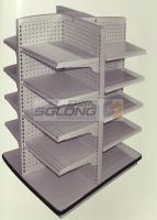 China 4 Side Medicine Pharmacy / Supermarket Display Standard Metal Shelf for sale