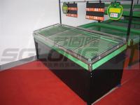 China Plastic Metal Material Fruit Vegetable Display Rack Corrosion Protection for sale