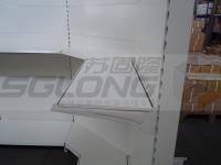 China Supermarket Wall Gondola Shelving Corner Rack High Performance 100kg - 150kg Capacity for sale