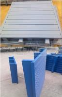 China Waterproof Galvanized Powder Coating Steel Metal Pallets Single Faced Eco-Friendly for sale