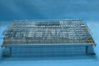 China Warehouse Industrial Metal Box Pallet Storage Wire Steel Stackable Cages for sale