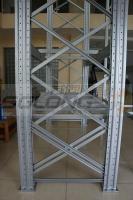 China High Efficiency Supermarket Storage System Single / Double Sided for sale