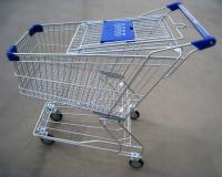 China Metal Convenience Store / Supermarket Shopping Trolley 60KG - 140KG Capacity for sale