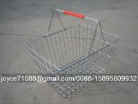 China Convenient Metal Shopping Baskets , Supermarket / Grocery Store Baskets for sale