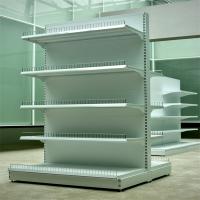 China Metal Supermarket Display Racks with Eco-friendly Feature and Powder Coated Surface Treatment for sale