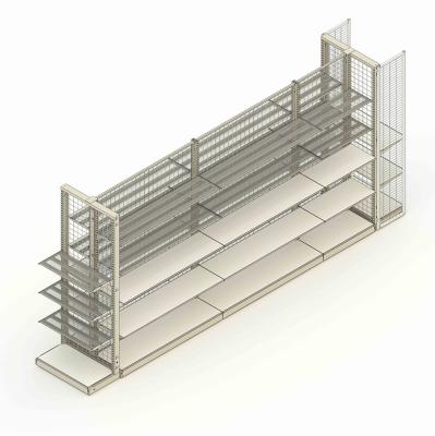 China Heavy-Duty Supermarket Shelf System 120cm Modular Display Rack for sale