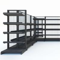 China Heavy-Duty Supermarket Shelving System 500kg Capacity Modular Design for sale