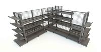 China Heavy-Duty Supermarket Shelving System 500kg Capacity Modular Design for sale