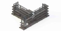 China Heavy-Duty Supermarket Shelving System 500kg Capacity Modular Design for sale