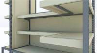 China Modular Supermarket Shelving System with 500kg Load Capacity for sale