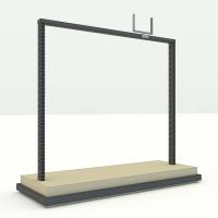 China Modular Clothing Rack 60kg Capacity for Retail Stores for sale