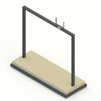 China Modular Clothing Rack 60kg Capacity for Retail Stores for sale
