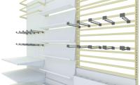 China Customizable Supermarket Display Rack 30×80mm Upright Heavy Duty for sale
