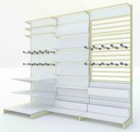 China Customizable Supermarket Display Rack 30×80mm Upright Heavy Duty for sale