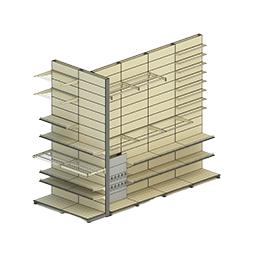 China Custom Supermarket Display Racks up to 4.9m with Double Upright Welding for sale