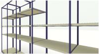 China E5 Series Steel Wood Medium Duty Rack 150kg Capacity for Plants Decor for sale
