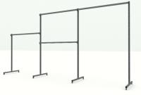 China Adjustable Metal Garment Rack 60-80cm Height for Retail Stores for sale