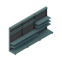 China Modular Supermarket Display Rack, Adjustable Shelf Width, Space-Saving and Cost-Effective Retail Storage Solution for sale