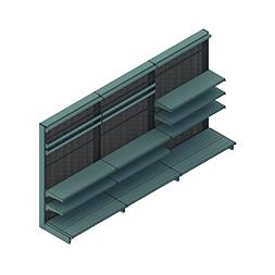 China Modular Supermarket Display Rack, Adjustable Shelf Width, Space-Saving and Cost-Effective Retail Storage Solution for sale