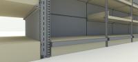China Wooden Panel Retail Display Rack with Load Bar Support, Stable and Elegant Supermarket Fixture for sale