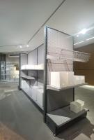China Metallic Cold-rolled Steel Gondola Retail Display Racks Supermarket Shelvs for sale