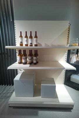China Gondola Adjustable Wall Mounted Shelving Q195 Single Sided for sale