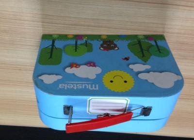 China fine pur handmade handle gift box for xmas gift children box gift party gift for sale