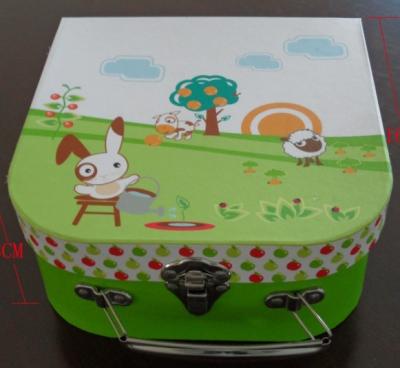 China fine pur handmade handle gift box for xmas gift children box gift party gift for sale
