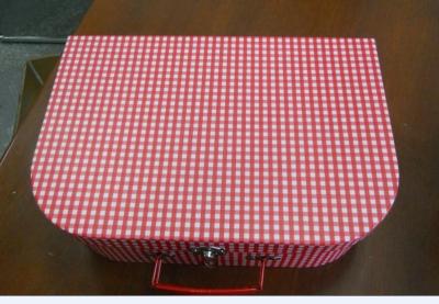 China fine pur handmade handle gift box for xmas gift children box gift party gift for sale