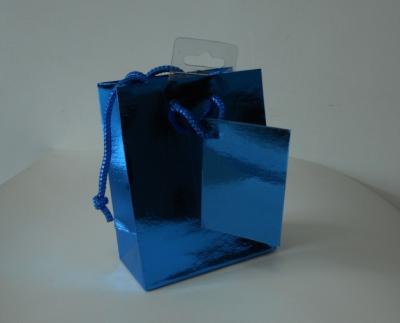 China holographic paper bag for shopping mini and cute paper gift bag for sale