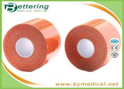 China Waterproof Cotton Kinetic Kinesiology Tape , Elastic Athletic Tape For Sports Protection for sale