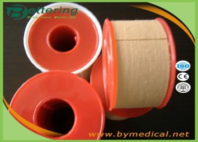 China Skin Colour Zinc Oxide Adhesive Plaster Tape 100% Cotton With Hypoallergenic Glue for sale