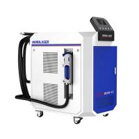China Industrial Pulse Laser Rust Removal Machine 500W 1000W 1500W for Paint Oil Cleaning for sale