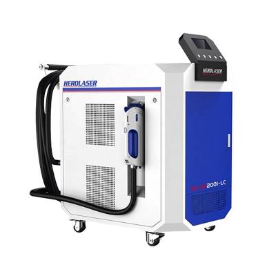 China Industrial Pulse Laser Rust Removal Machine 500W 1000W 1500W for Paint Oil Cleaning for sale