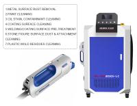 China Purple Horn 1000W Handheld Optical Fiber Laser Cleaning Machine for Rust Removal for sale