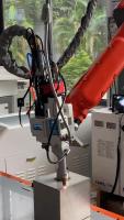China Purple Horn 6000W Robot Automatic Laser Welding Machine 300-3000W 380V for sale