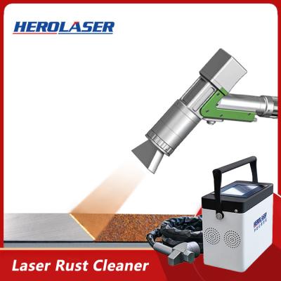 China Purple Horn Portable Laser Rust Removal Machine Handheld Cleaner for sale