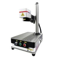 China 100W IPG Desktop Fiber Laser Engraving Machine for Metal Parts Marking 110x110mm for sale