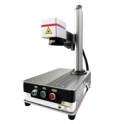 China 100W IPG Desktop Fiber Laser Engraving Machine for Metal Parts Marking 110x110mm for sale