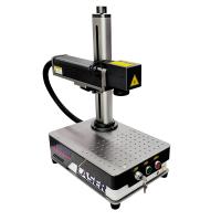 China 100W IPG Desktop Fiber Laser Engraving Machine for Metal Parts Marking 110x110mm for sale