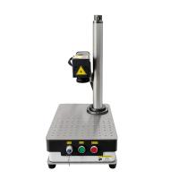 China 100W IPG Desktop Fiber Laser Engraving Machine for Metal Parts Marking 110x110mm for sale